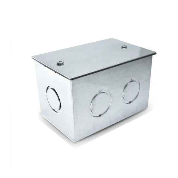 Caja Metálica Zincada c/sello 100 × 65 × 65 mm - Emec SpA